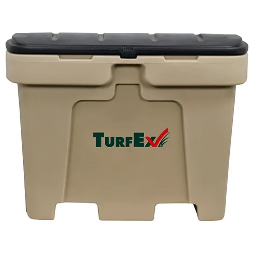 TurfEx 18 Cubic Foot Storage Box, Tan, 48"L x 33-1/4"W x 35-3/4"H, 1350 ...