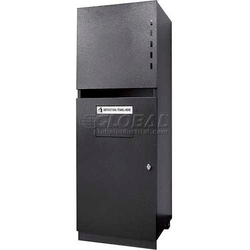 Penco® Towel Manager Locker, 54"Wx21"Dx69"H, Silver Vein, Assembled