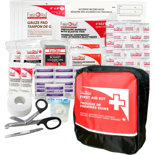 First Aid Central™ Federal, Type A, First Aid Kit, Nylon Bag