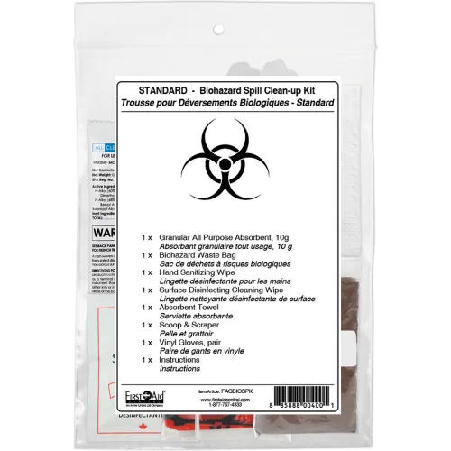 First Aid Central™ Standard Biohazard Spill Clean-Up Kit