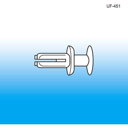 Universal Steel Shelf Fastener, Low Profile - Pkg Qty 100