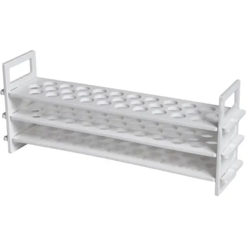 United Scientific® 3-Tier Test Tube Rack For 13mm Tubes, Plastic, 31 ...