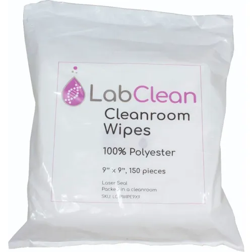 United Scientific™ Labclean™ Cleanroom Wipes, 100% Polyester, 9"L x 9"W ...