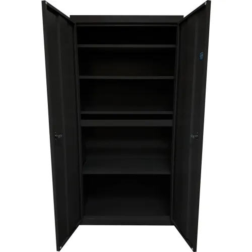 Steel Cabinets USA Standard Storage Cabinet, 4 Adj. Shelves, 36"W x 24 ...