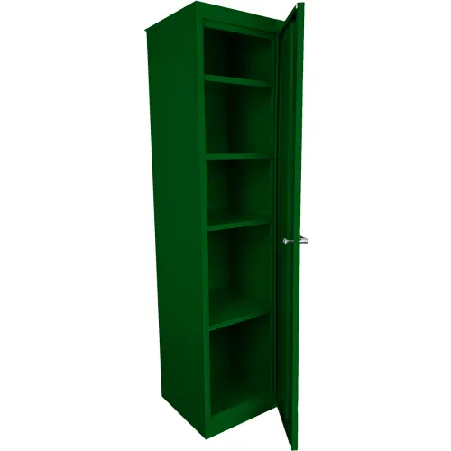 Steel Cabinets USA FS-Fixed Shelf Slim Jim Cabinet, 18"W x 18"D x 72"H ...