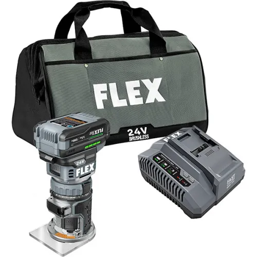 FLEX Compact Router Stacked Lithium Kit, 24V