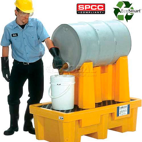 UltraTech Ultra-Drum Rack 1-Drum Containment System® 2387 with Drain