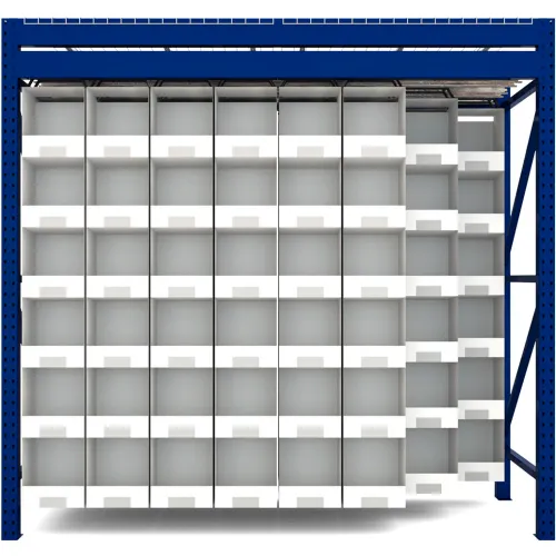 UNEX® SpeedCell® Ready Bay Pick Rack, Starter, Medium, 96"W x 42"D x 96 ...