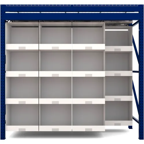 UNEX® SpeedCell® Ready Bay Pick Rack, Starter, XX-Large, 96"W x 42"D x ...