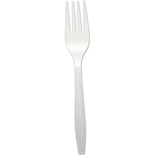 Boardwalk® Fork, Polypropylene, White, Pack of 1000