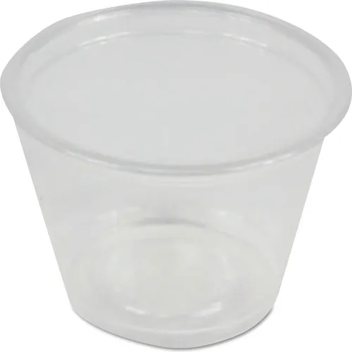 Boardwalk® Souffle/Portion Cups, 1 oz, Polypropylene, Clear, Pack of 2500