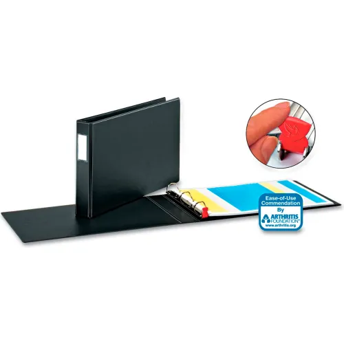Cardinal® Easy Open Tabloid 11" x 17" Locking Slant-D Ring Binder, 1-1/ ...
