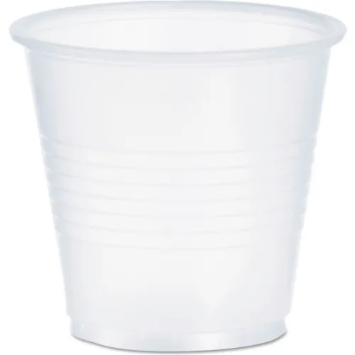 Dart® High-Impact Cold Drink Cups, 3-1/2 oz, Polystyrene, Translucent ...