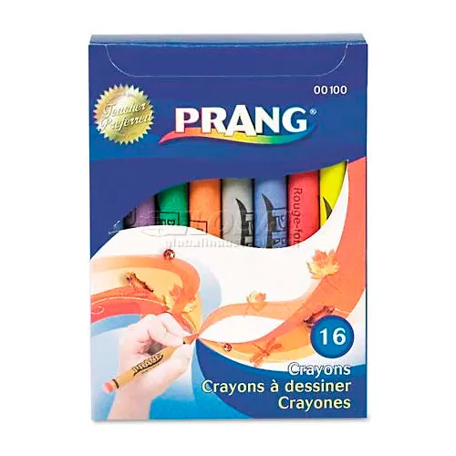 Prang 100 Crayons Made with Soy, 16 Colors/Box