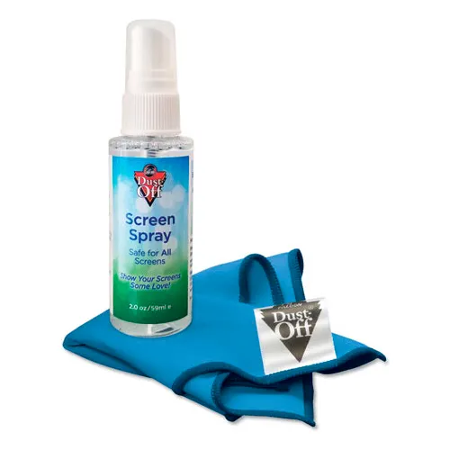 Dust-Off Computer Cleaning Kit, 50mL Spray/Microfiber Cloth - FALDPTC