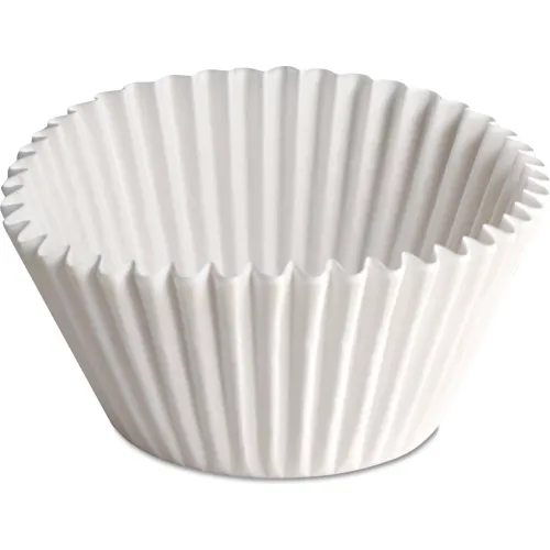 Hoffmaster® Paper Fluted Bake Cups, 2-1/4" Dia. x 1-7/8"H, White, Pack ...