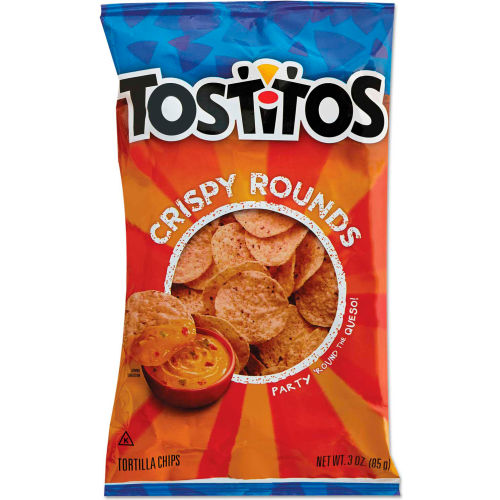 Tostitos® Tortilla Chips Crispy Rounds, 3 oz Bag, 28/Carton