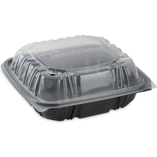 Pactiv Evergreen™ EarthChoice Microwavable Container, 8-1/2"L x 8-1/2"W ...