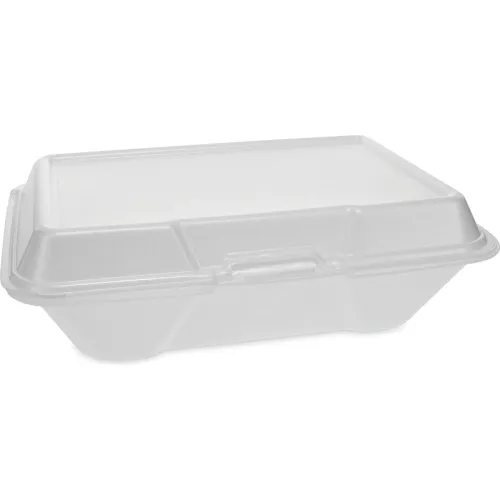 Pactiv Evergreen™ Foam Container, 9-3/16"L x 6-1/2"W x 2-3/4"H, White ...