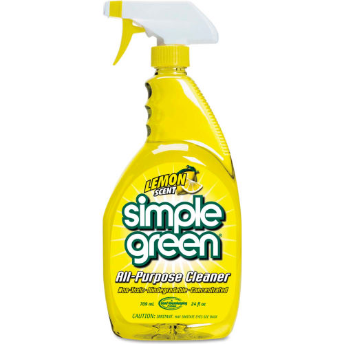 Simple Green® Industrial Cleaner and Degreaser, Lemon Scent, 24oz ...