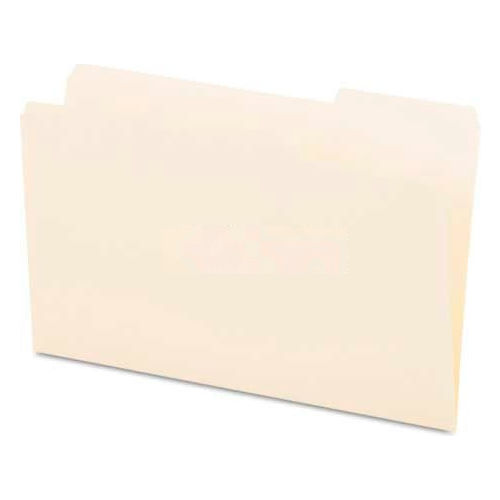 Universal® File Folders, 1/3 Cut, One-Ply Top Tab, Third Position ...