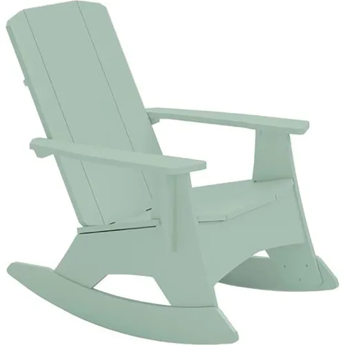 Ledge® Lounger Mainstay Adirondack Rocker, Sage Green