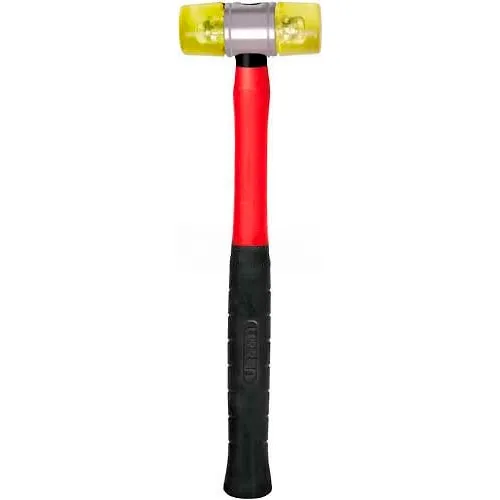 Urrea Plastic Cap Hammer, 1383FV, 12" Long, Fiberglass Handle