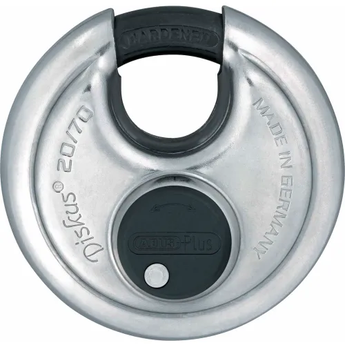 ABUS Stainless Steel Diskus 20/70 KD B with Plus Disk Cylinder - Pkg Qty 6