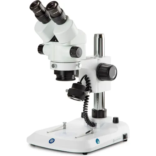 Euromex StereoBlue Binocular Zoom Microscope w/ Pillar Stand & LED ...
