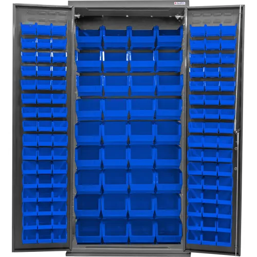 Global Industrial™ E-Locking Configurable Bin Cabinet, 36"W x 24"D x 78 ...