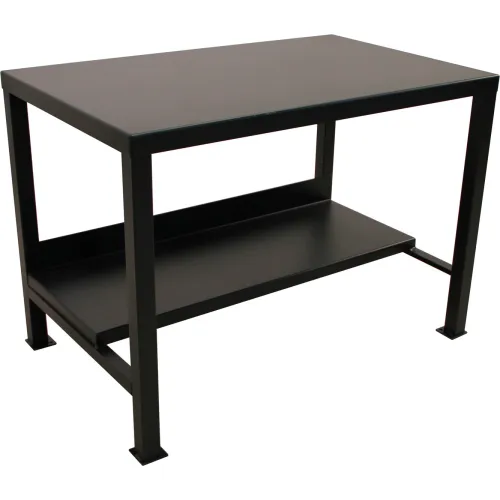 Valley Craft® Welded Work Table, 72 x 30", Steel Square Edge
