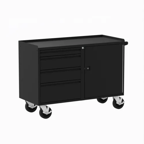 Valley Craft® Mobile Workbench, 4 Drawers & 1 Door, 2000 lb. Cap., 52"W ...