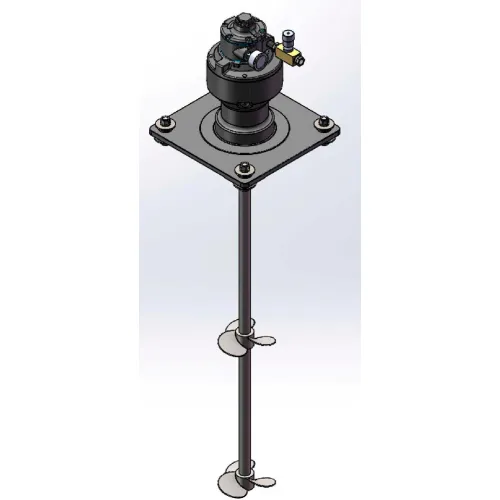 Brawn Mixer Heavy-Duty Tote Mixer 1100 Quarts Cap. Air Motor, 1 HP ...