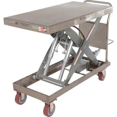 Vestil™ Steel Lift and Tilt Carts with Sequence Select, 47" x 24 ...