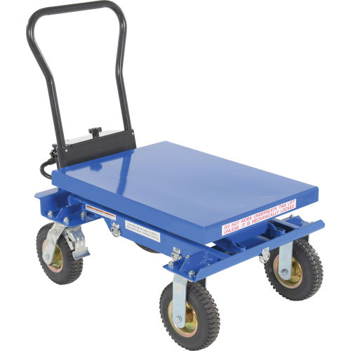 Pneumatic Tire Hydraulic Elevating Cart CART-PN-400 400 Lb. Capacity