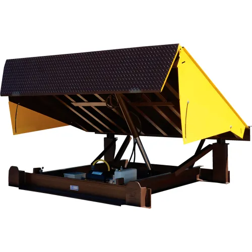 Vestil™ Electric Hydraulic Dock Leveler, 62"L x 86"W, Steel, 20,000 lb ...