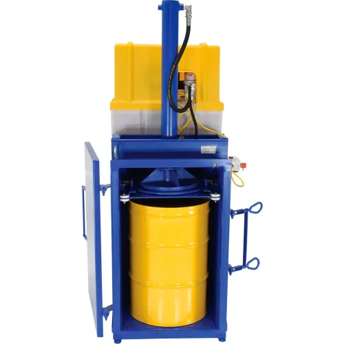 Vestil™ High Cycle Hydraulic Drum Crusher & Compactor, 3 Phase, 208V ...