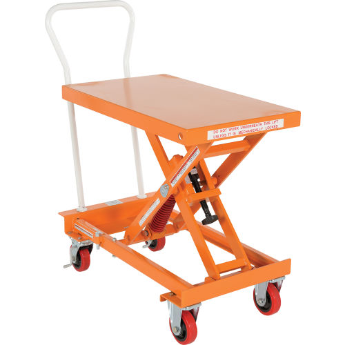 Self-Elevating Lift Cart SCSC-400-2032 - 20"W x 32"L Platform