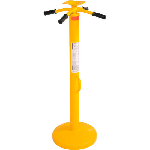 Economy Round Base Trailer Stabilizing Jack SJ-35 50,000 Lb. Static ...