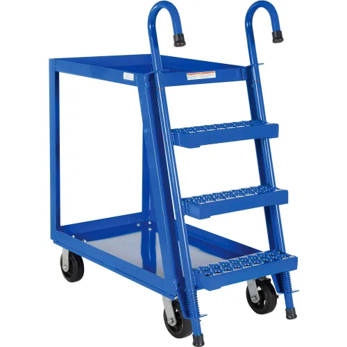 Vestil™ Steel 2 Shelf Stock Picker, 1000 lb. Capacity, 39-3/4"L x 21-7/ ...