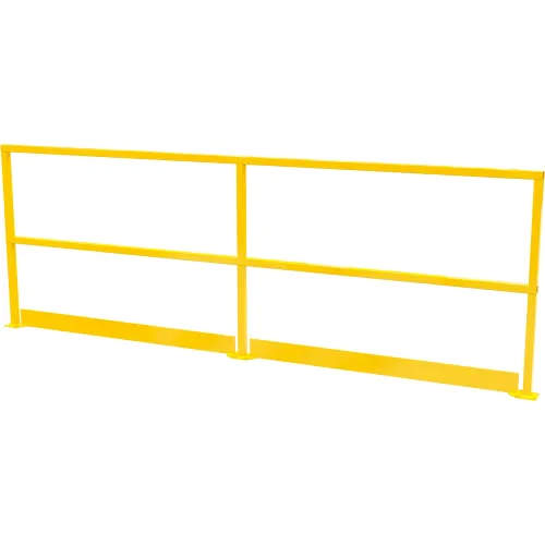 Square Steel Guard Rail With Toeboard 41-5/8"H X 122-1/2"L