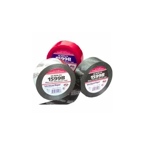 3M™ VentureTape UL181B-FX FlexDuct Tape, 3IN x 120 Yards, Black, 1599B ...