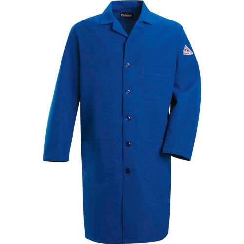 Bulwark® Lab Coat, Royal Blue, Nomex®/Aramid®, L