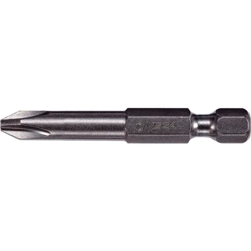 Vega Phillips #2 Power Bit x 4-1/2", S2 Modified Steel, Gunmetal Grey