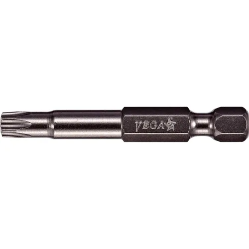 Vega TORX® Tamper 10 Power Bit x 2-3/4", S2 Modified Steel, Gunmetal Grey