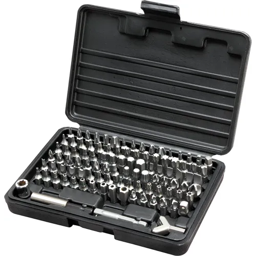 Vega 100pc Master Driver Bit Set, Gunmetal Grey, S2 Modified Steel