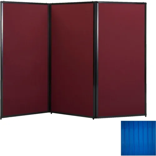 Privacy Screen, 80" Polycarbonate, Blue