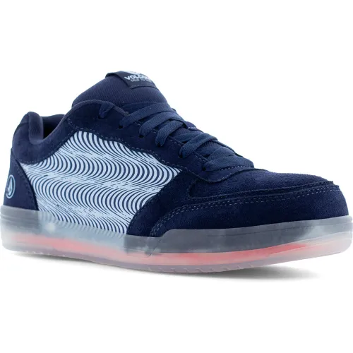 Volcom Hybrid Skate Inspired Work Shoes, Composite Toe, Size 14W, Navy ...