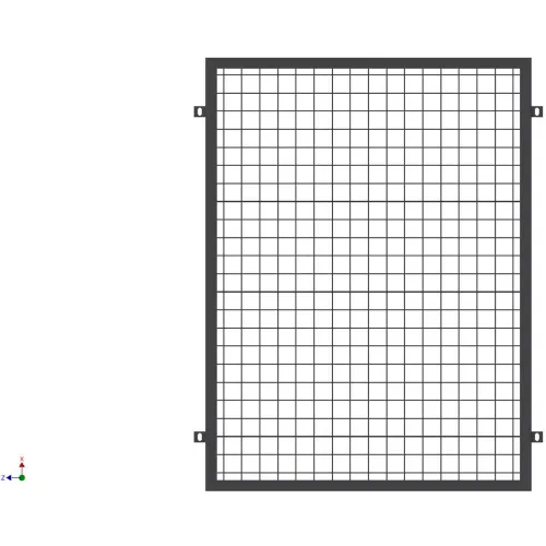 WireCrafters® RapidWire™ 2'W x 4'H, Welded Wire Security Window Guard