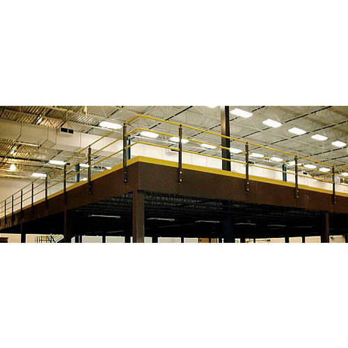 Wildeck® 3-Rail Hand Rail/Kick Plate, Per Linear Foot